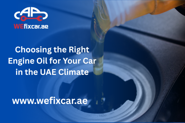 Choosing the Right Engine Oil for Your Car in the UAE Climate - Wefixcar